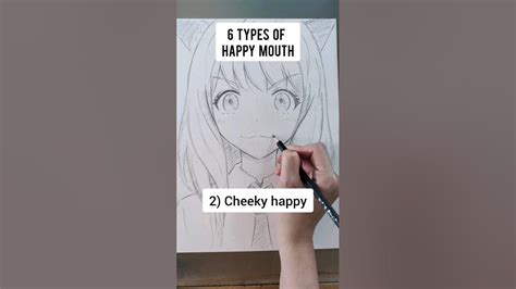 How To Draw Happy Anime Mouth In Different Ways Howtodrawanime