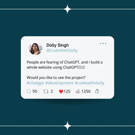 Dolly K On Linkedin Chatgpt Webdesign Development Codewithdolly