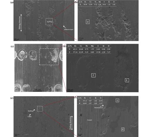 Morphology Of The Worn Surface Under Starved Lubrication And A Download Scientific Diagram