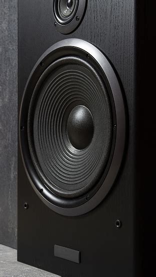 고음질 검은 시끄러운 스피커 상자 닫습니다 전문 오디오 장비 0명에 대한 스톡 사진 및 기타 이미지 0명 검은색 고풍스런