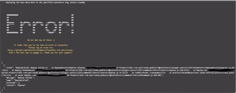 Bug Npm Run Crm Syncsforgdeploy · Issue 206