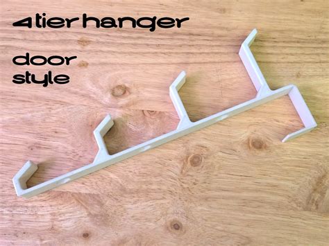 4 Tier Door Hanger Free 3d Print Model Makerworld
