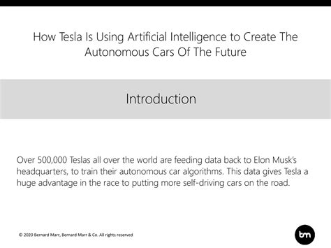 How Tesla Is Using Artificial Intelligence To Create The Autonomous