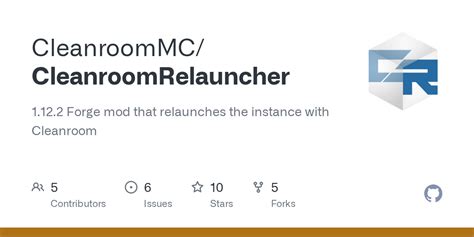Pull Requests · Cleanroommc Cleanroomrelauncher · Github