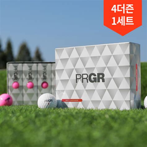 핫딜 4더즌 총48구프로기아 Prgr New 소프트 디스턴스 골프공 딜팡 골프용품 전문쇼핑몰