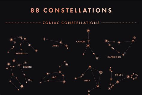 88 Star Constellations An Illustration By Megs Lang