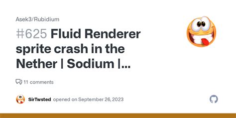 Fluid Renderer Sprite Crash In The Nether Sodium Rubidium · Issue