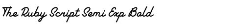 the ruby script semi exp bold font webfont and desktop myfonts