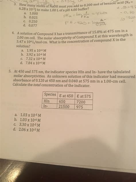Solved How Many Moles Of NaOH Must You Add A Mol Of Chegg