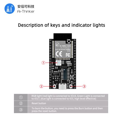 Ai Thinker модуль Ai Wb2 32s Kit Wifi Ble 50 купити в Києві та Україні