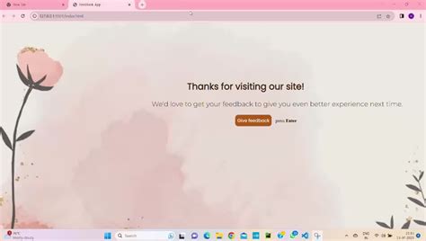 harshada chaudhari on linkedin here is updated video of feedback app