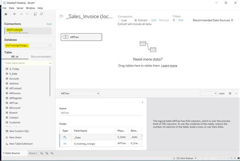 Modifying An Existing Tableau Data Source Tds Extract