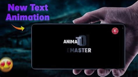 how to make text reveal animation intro in kinemaster l how to do text animation l cinematic