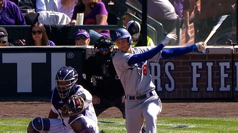 Trea Turner Hits An RBI Single To Center Field 04 08 2022 Los Angeles Dodgers