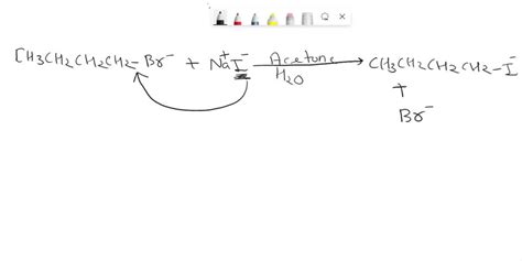 solved n butyl bromide is reacted with nai to form n butyl iodide and