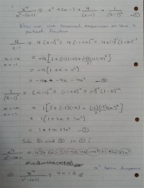 A2 Binomial Expansion Partial Fraction Expansions Part 2