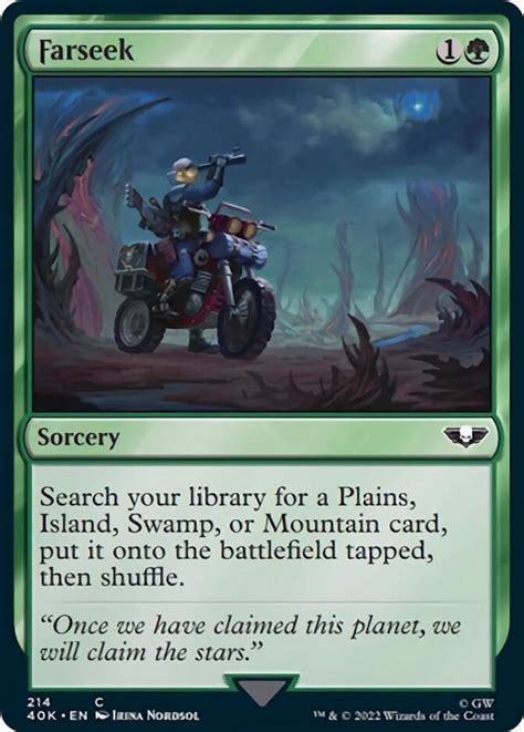 Farseek Surge Foil Universes Beyond Warhammer 40000 Magic The