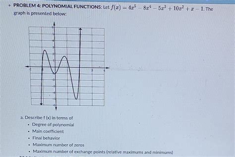 solved problem 4 polynomial functions let