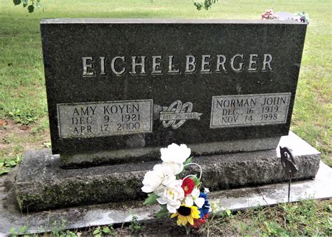 Norman John Eichelberger 1919 1998 Find A Grave Memorial