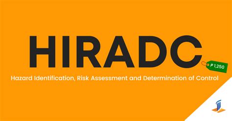 Hazard Identification Risk Assessment And Determination Of Control