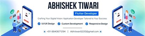 er abhishek tiwari application flutter devloper agilish telecom