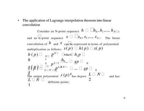 Ppt Fast Convolution Algorithms Cook Toom And Winograd Approaches