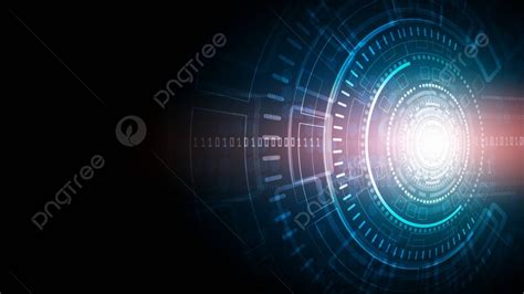 Gear Circuit Technology Background Circle Template Element Vector Circle Template Element Png