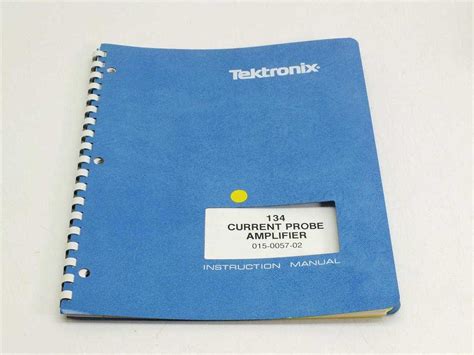 Tektronix 134 Current Probe Amplifier Instruction Manual