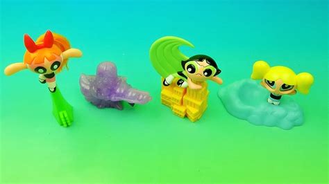 2000 Cartoon Network The Powerpuff Girls Set Of 4 Subway Collectibles Video Review Youtube