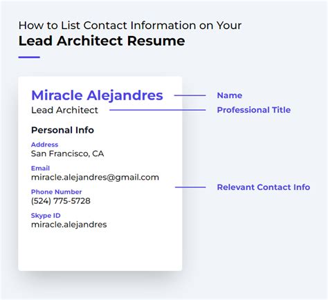 Lead Architect Resume Examples And Templates ResumeCat