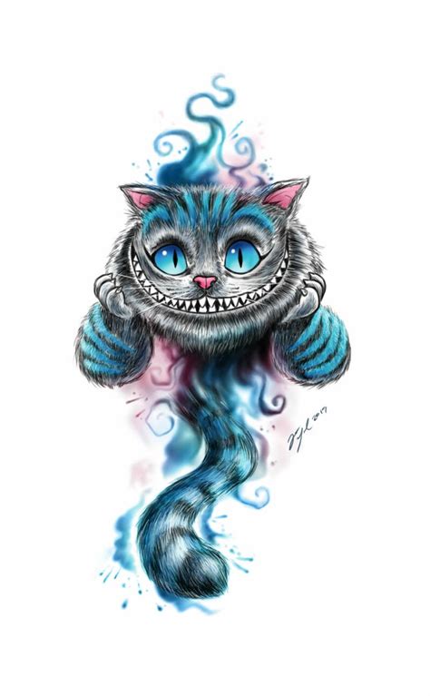 How To Draw The Cheshire Cat From Alice In Wonderland Drawing