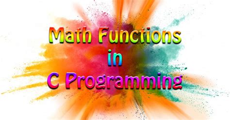 Math Functions