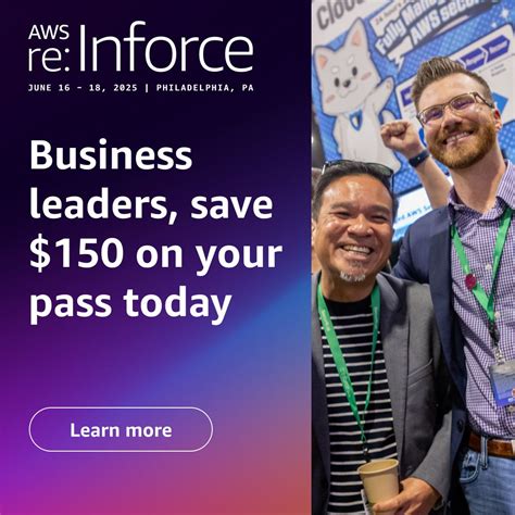 Aws Re Inforce 2025 June 16 18 2025 Amazon Web Services Aws
