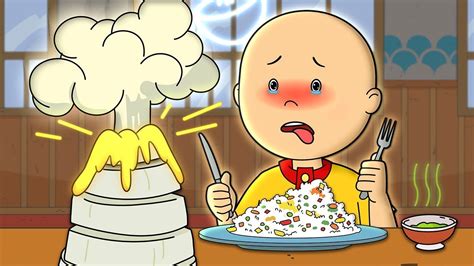 Caillou At The Restaurant Caillou Cartoon Youtube