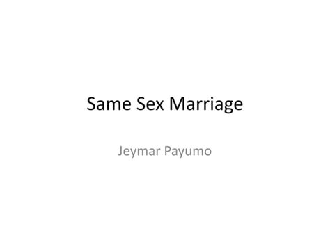 same sex marriage pptx