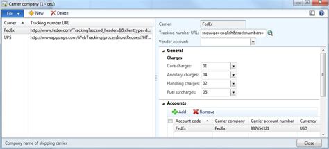 Shipping Providers And Methods Configuration