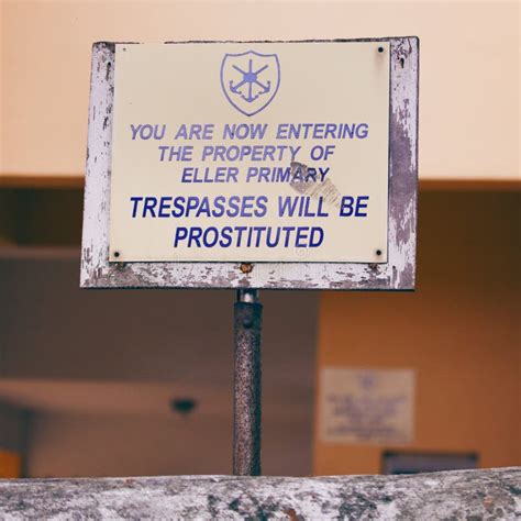 School Sign Warning And Signage In City For Caution And Notification