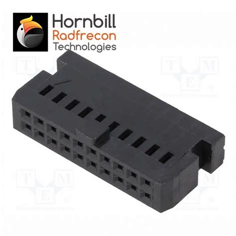 20p Idc Crimp Type Female Connector Housing 254 Mm Pitch Double Row