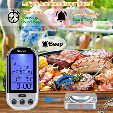 Wireless Bbq Barbeque Thermometer Cook Smarter Not Harder