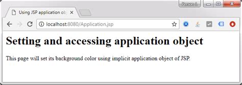 JSP Application Implicit Object Decodejava