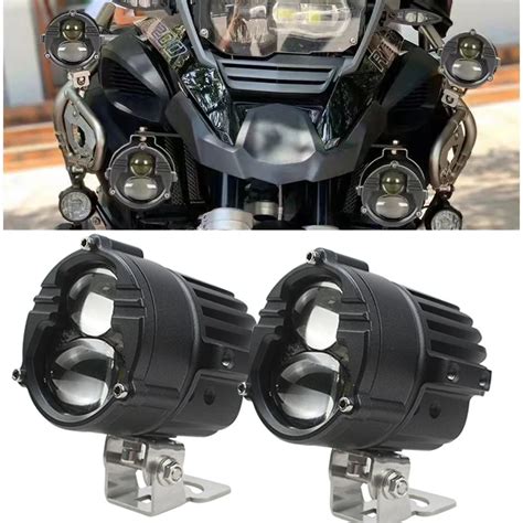 하이로우 빔 오토바이 헤드 라이트 Faros 보조 모토 운전 유니버설 혼다 할리 Bmw 프론트 스포트 라이트 램프 용 Led 안개등 Aliexpress