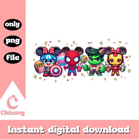 Heroes Movies Characters Chibi Cinema Snack Png Heroes Chibi Png Chinsvg