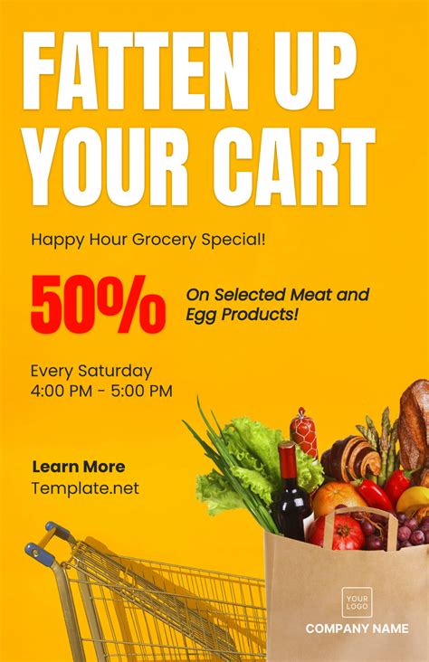 Free Food Poster Templates Editable And Printable