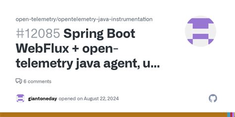 spring boot webflux open telemetry java agent use baggage and
