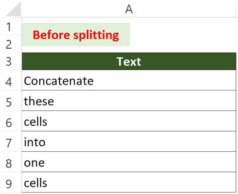 Excel Split Long Text Into Short Cell Without Splitting Word