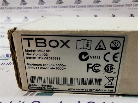 TBOX MS DI DIGITAL INPUT MODULE NEW OPEN BOX Orbit Surplus
