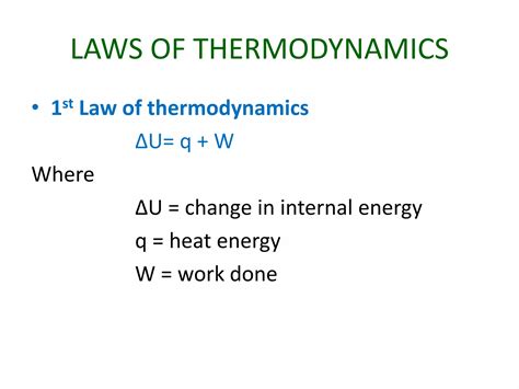 Basics Of Thermodynamics Pptx