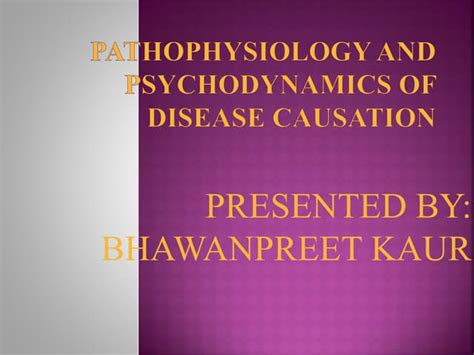 Introduction To Pathophysiology Pptx