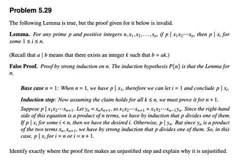 solved the following lemma is true but the proof given for