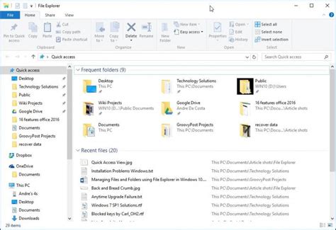 Windows 10 Tip Manage Files And Folders With File Explorer